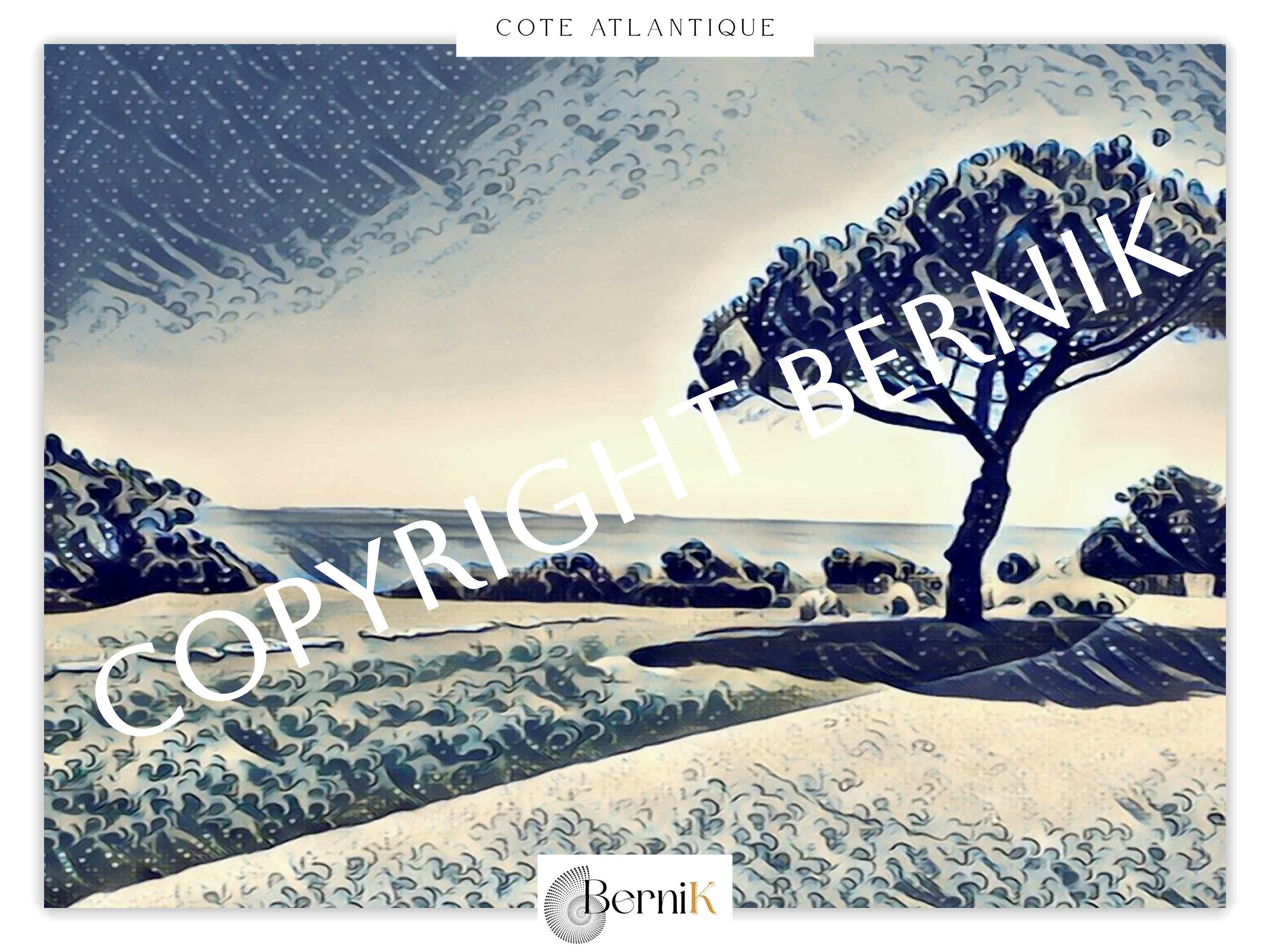 Posters Marins - Paysages Marins Inspirés de l'Art Japonais – Bernik France